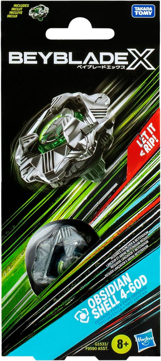 Hasbro Beyblade X | Booster Black Obsidian Shell 4-60D – SpinCityImports