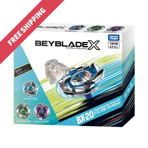Takara Tomy Beyblade X | BX-20 Dran Dagger Deck Set – SpinCityImports