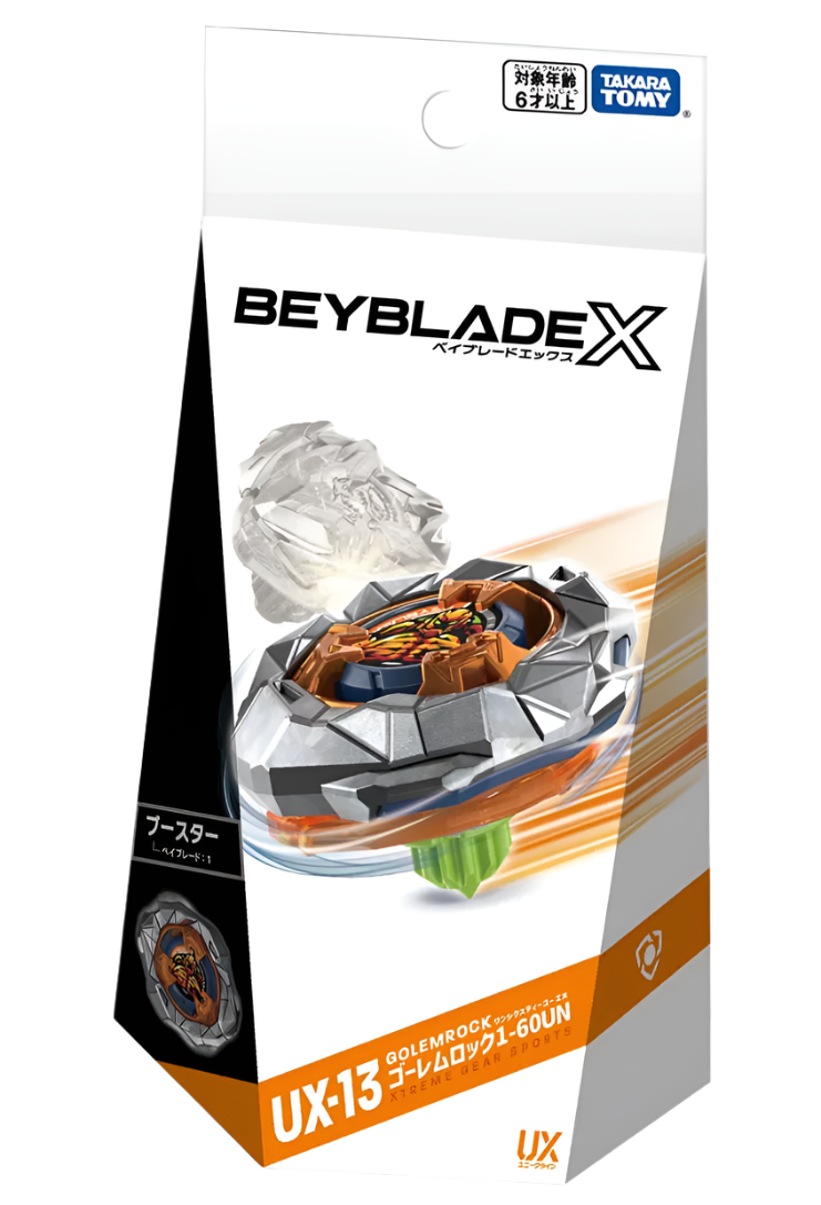 Takara Tomy Beyblade X | UX-13 Golem Rock 1-60UN (Booster ...